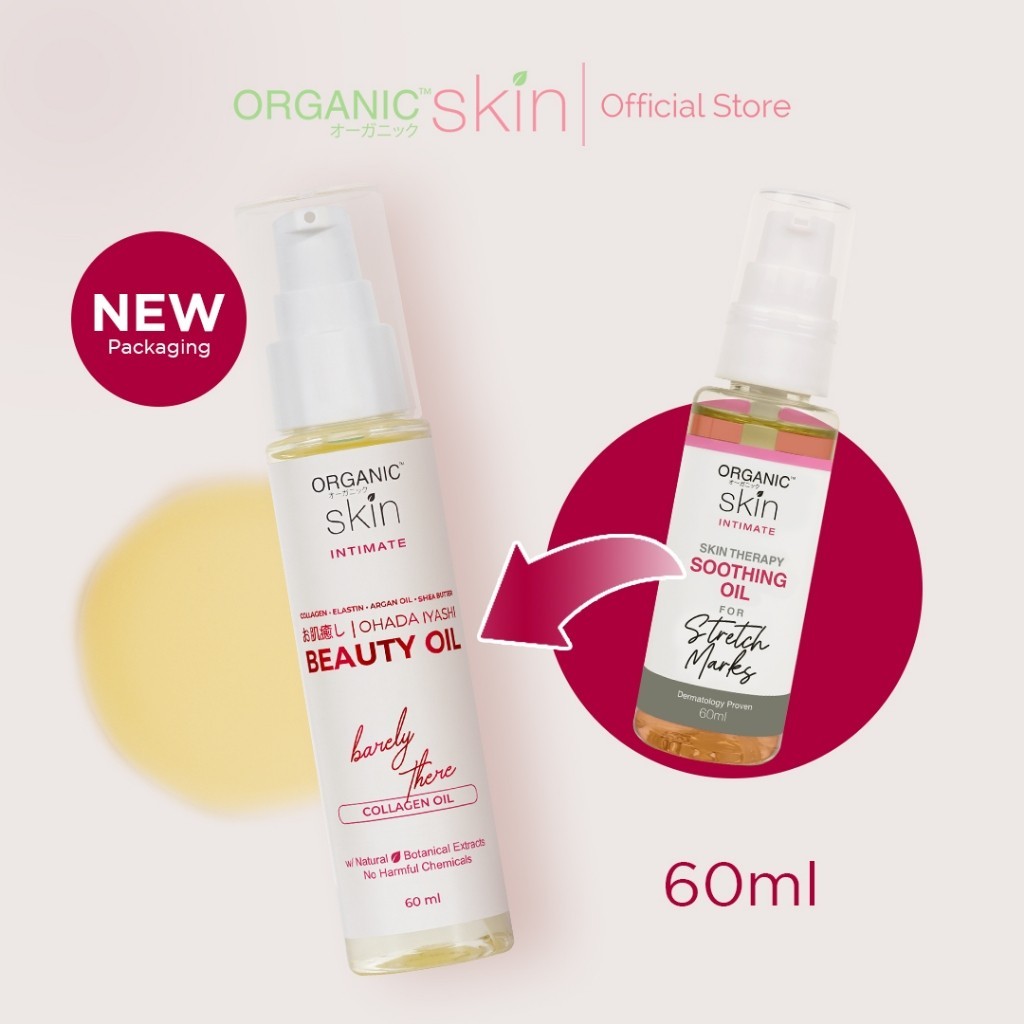 Organic Skin Japan Intimate Beauty Oil 60ml for Stretch Marks & Scar ...