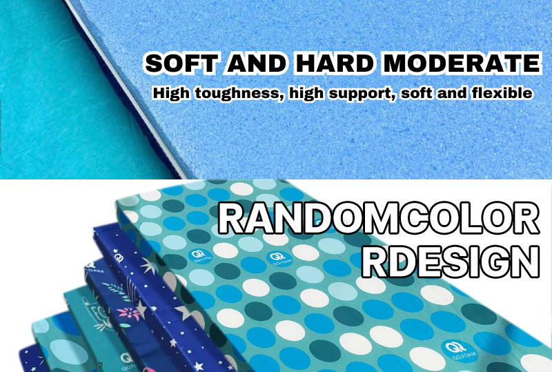Foldable foam mattress with cover 2/4'' thick 100% Original Single ...