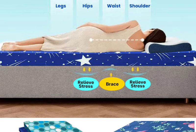 Foldable foam mattress with cover 2/4'' thick Single/queen/family size ...