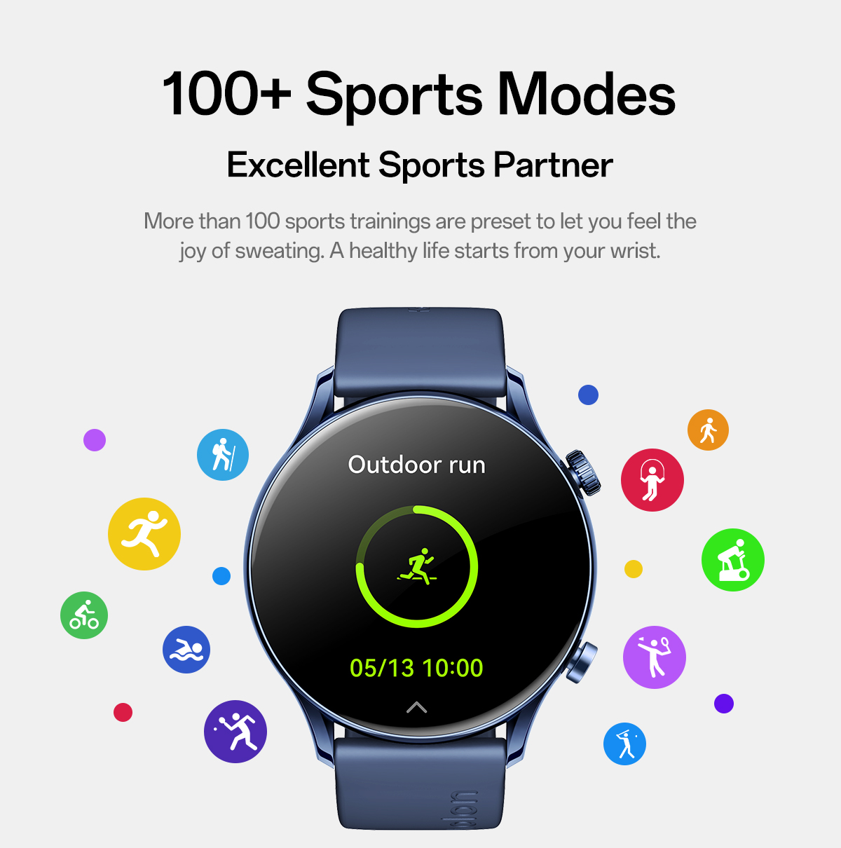 【1 Year Warranty】Aolon GTR 3 Smart Watch AOD Amoled Bluetooth Call Long ...