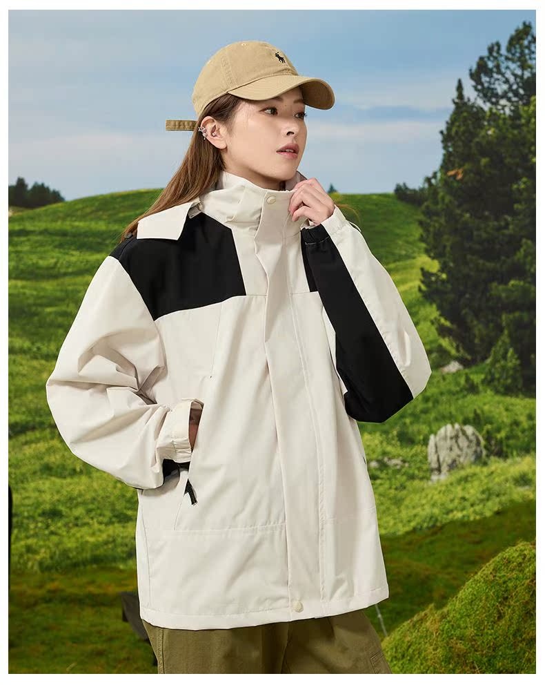 Jeep Spirit Waterproof Windbreaker Jacket Unisex Windproof Hiking ...