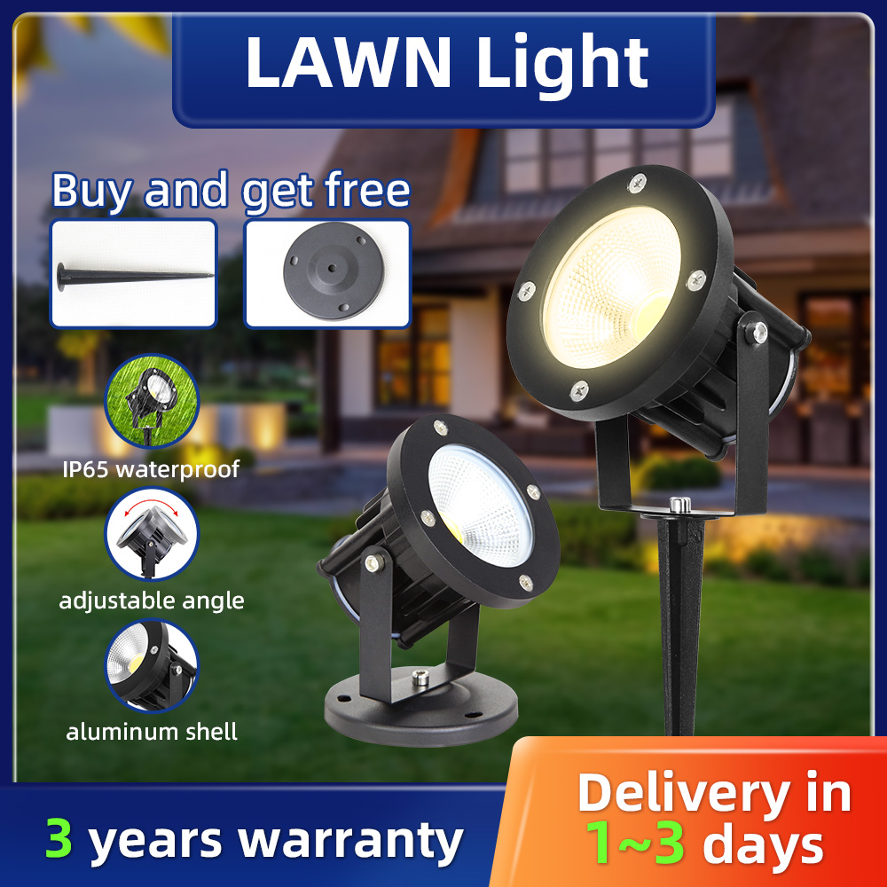 Garden Lamp Outdoor Lawn Light Waterproof spotlight Lamp Garden Patio ...