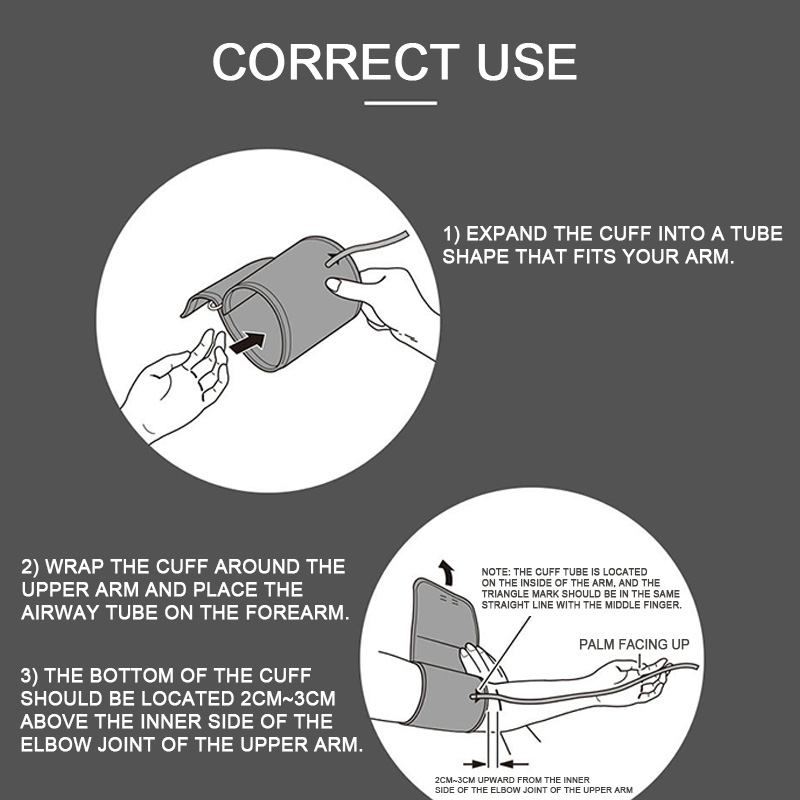 Omron automatic blood pressure monitor portable LCD digital blood ...
