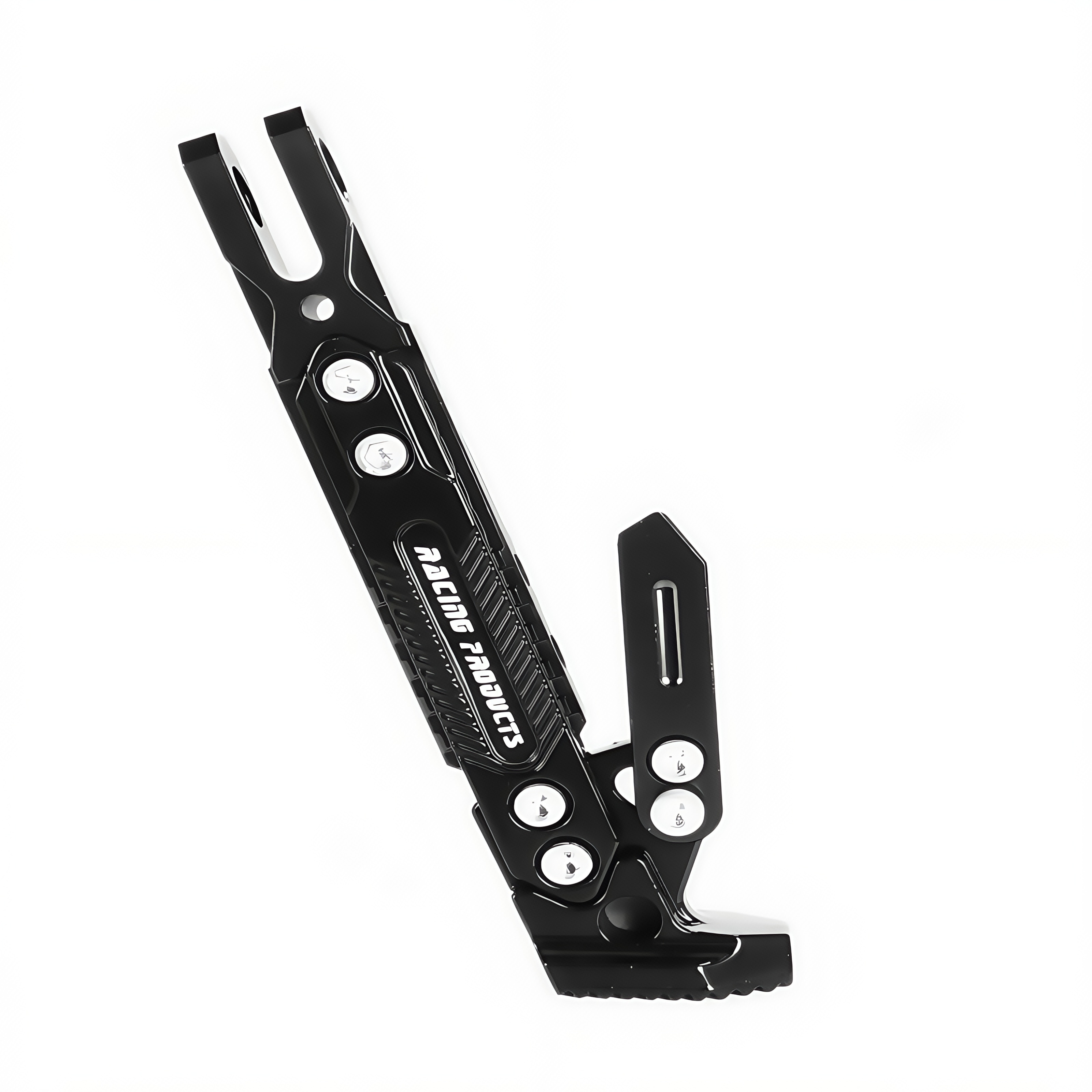 Universal Motorcycle Side Stand Adjustable Foot Side Support Stand CNC ...