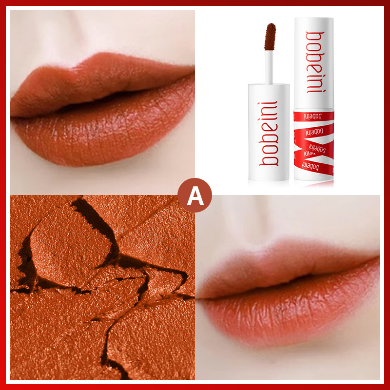 Bobeini Lip Blush Dual-use Lipstick Lip Mud Matte Matte Non-Stick Cup ...