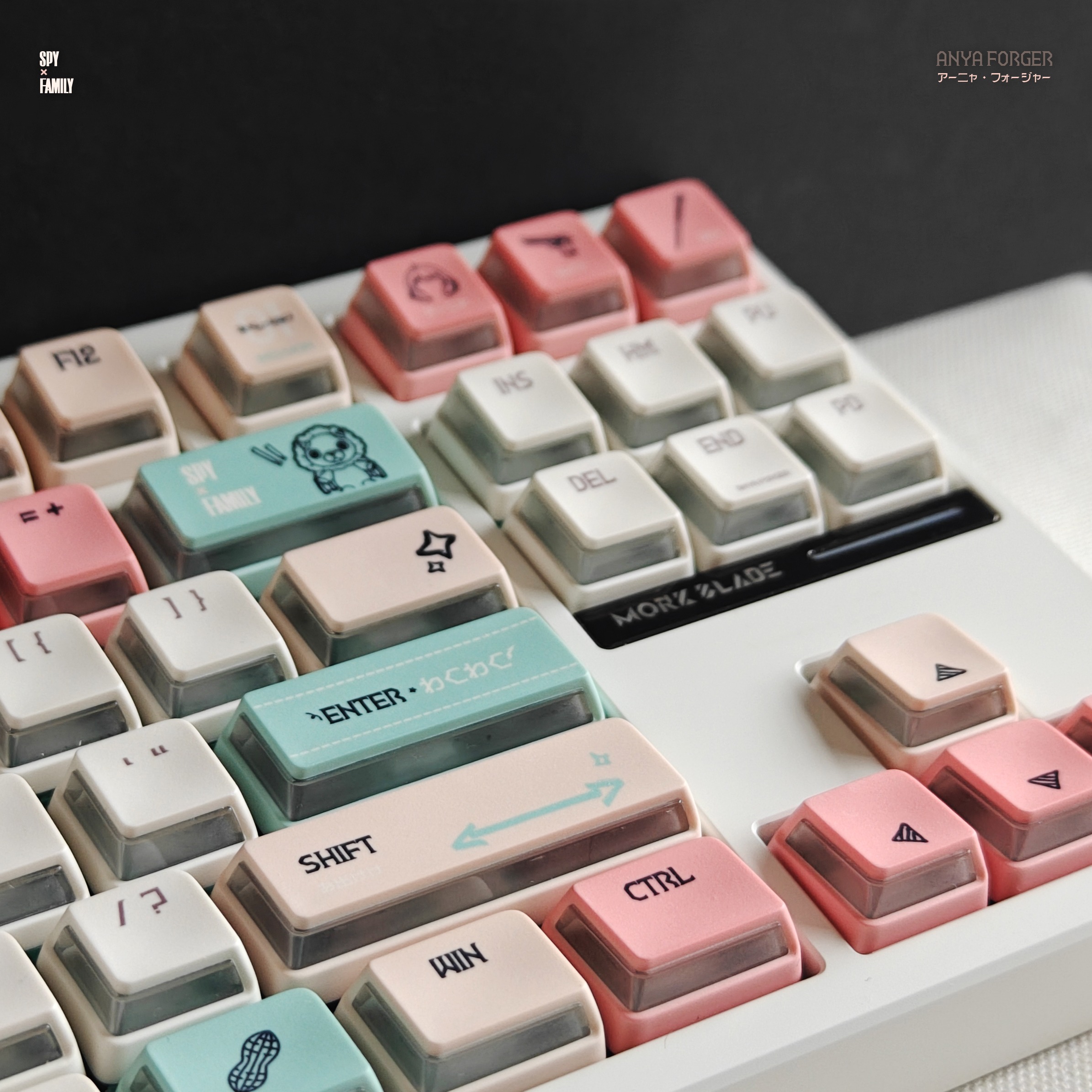 -LW- KEY CERBERUS ANYA Keycap Customized Mechanical Keyboard PBT Keycap ...