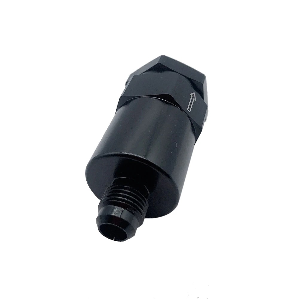 Fuel Filter AN6 Black 30 Micron Aluminum Fuel Filter 6 AN Universal ...
