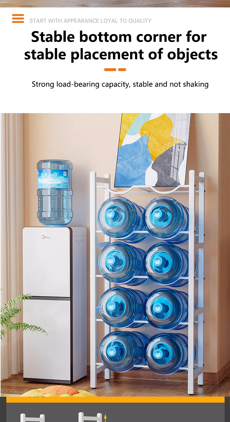 3/4/5 Layer Mineral Water Dispenser Rack Stand Water Container Gallon ...