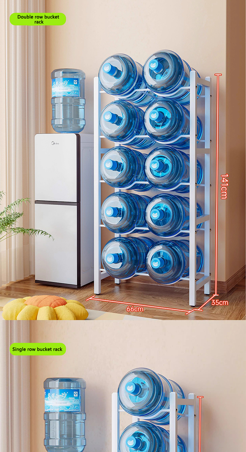 3/4/5 Layer Mineral Water Dispenser Rack Stand Water Container Gallon ...