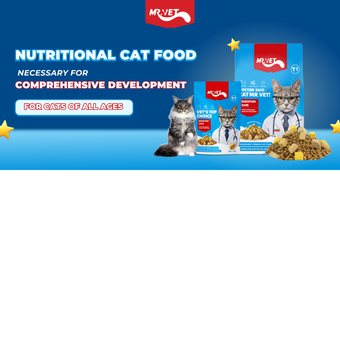 Mr Vet T1 Cat Kibble Pack of 3Kg, Remove Hair Ball, 35% chicken, 21% beef; over 30% crude ...