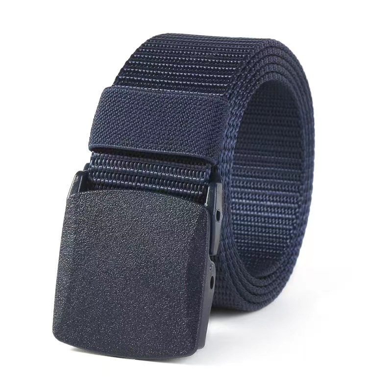 Summer Plastic Buckle Canvas Belt Adjustable Military Training Strap ...
