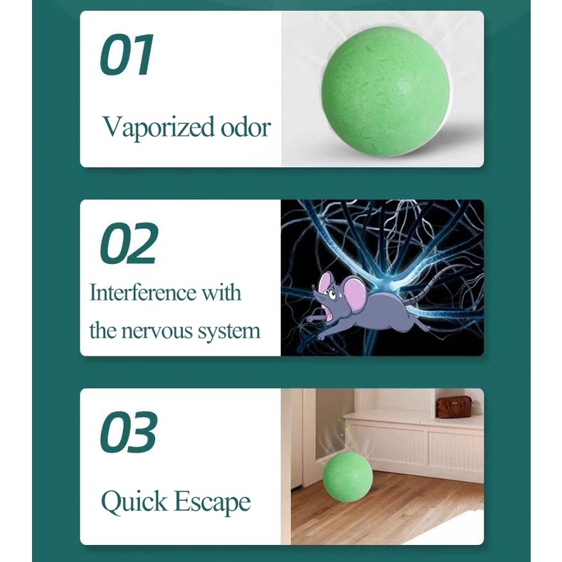 Rat Repellent For Home 10PCS Mothballs Rat Repellent Moth Balls For ...