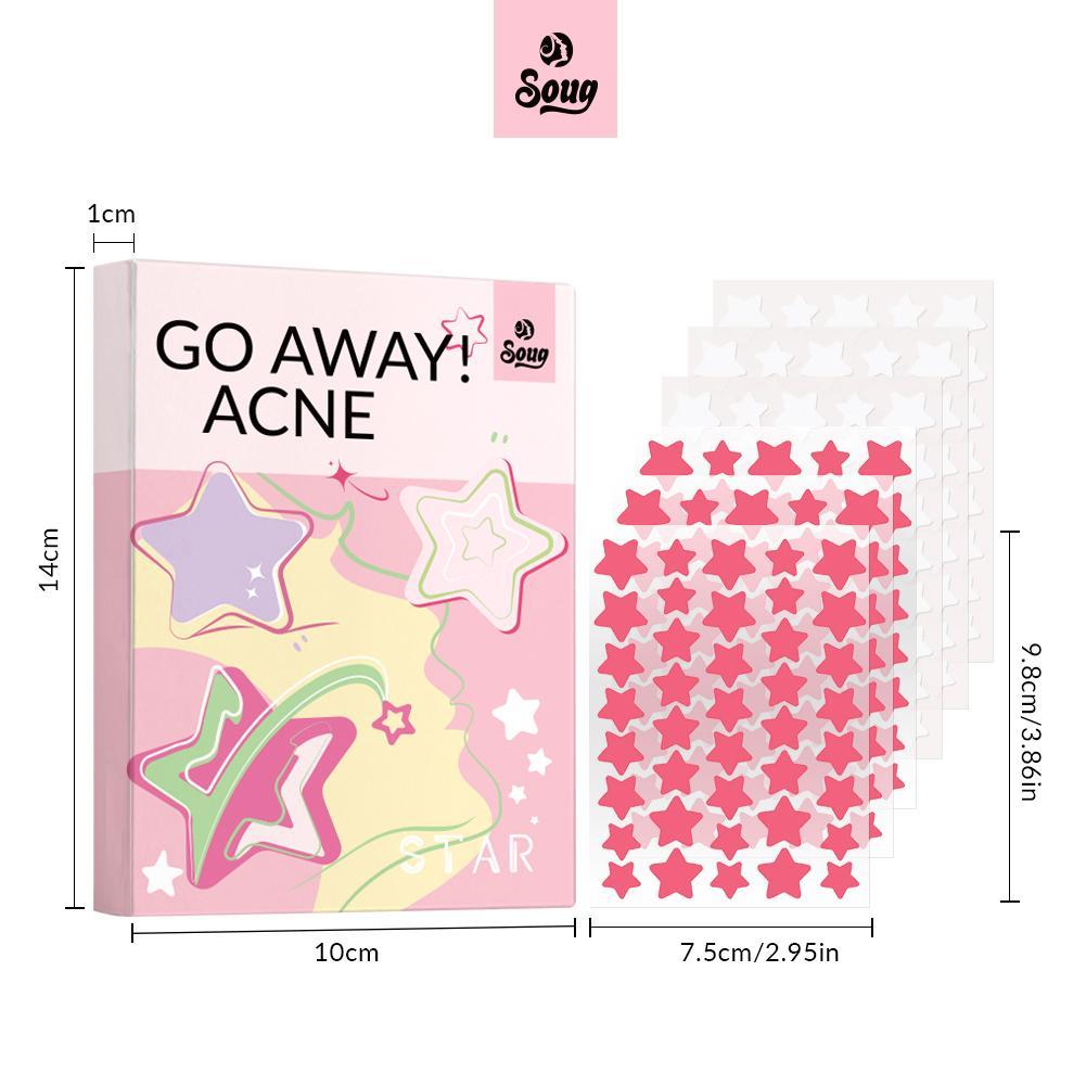 SOUG Acne Pimple Patch Colorful Breathable Star Shaped Waterproof ...