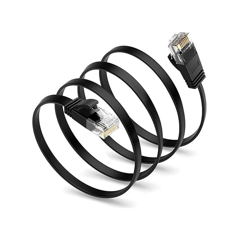 Flat Cat6 Ethernet Cable 20M 1000Mbps Internet RJ45 LAN Cable for ...