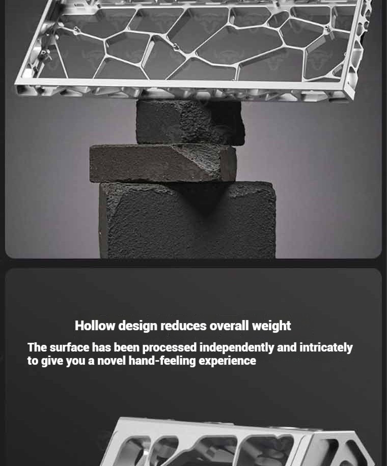 Black Iron Bull H60 hollow aluminum alloy anode keyboard kit is ...