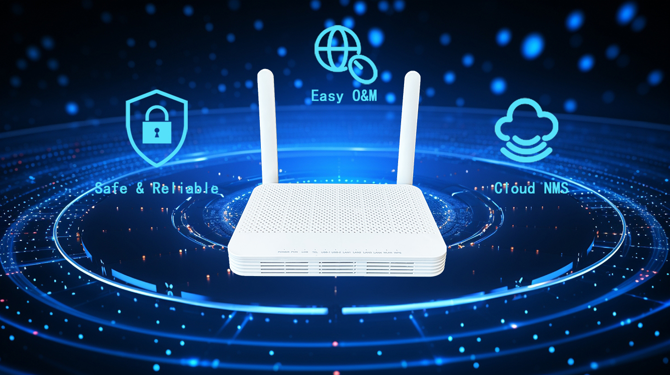 Onu ont hg6821m dual-band 1GE+3FE EPON/GPON/XPON WLAN+2.4g&5g WIFI ...