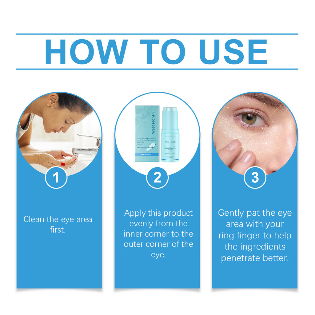 Eye Balm Cool Stick Brighten And Revitalize Under Eye Anti-Wrinkle ...