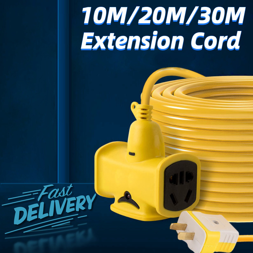 Extension Cord Socket Cable Extra long Plug in Strip Electric Vehicle ...
