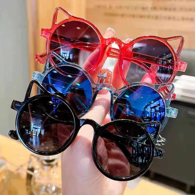 2025 Cute Cartoon Cat Ears Glasses For Kids Fun Stylish Eyewear ...