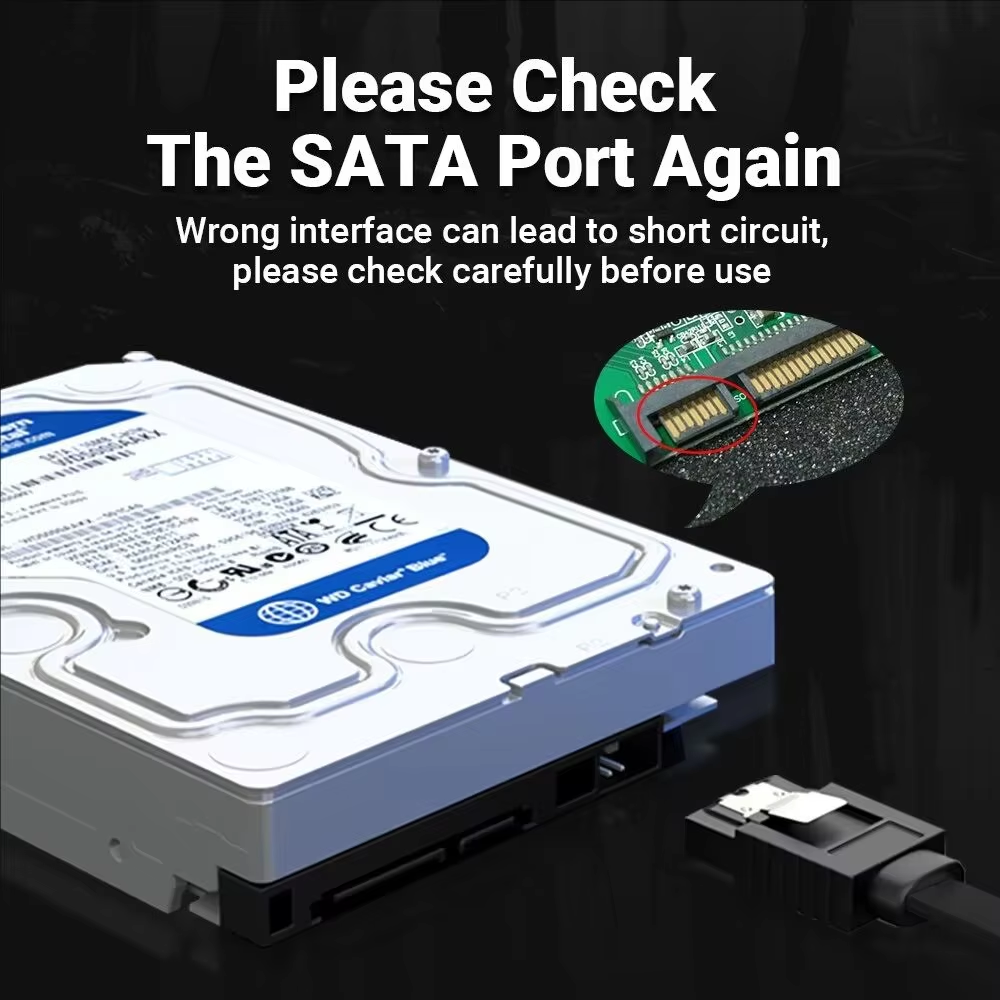 High Speed SSD SATA Cable 40cm Hard Drive Data Cable Solid-State Fast ...