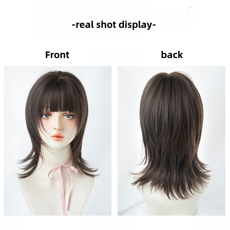 Wolf Wig Handsome Unisex Wig Wolf Cut Wig 40CM Cosplay Wig Daily ...