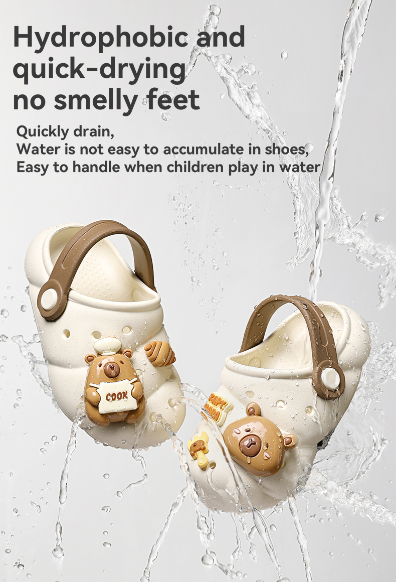 Cheerful Mario 14-19cm Cross for Kids Boys Cute Chef Capybara Non-slip ...