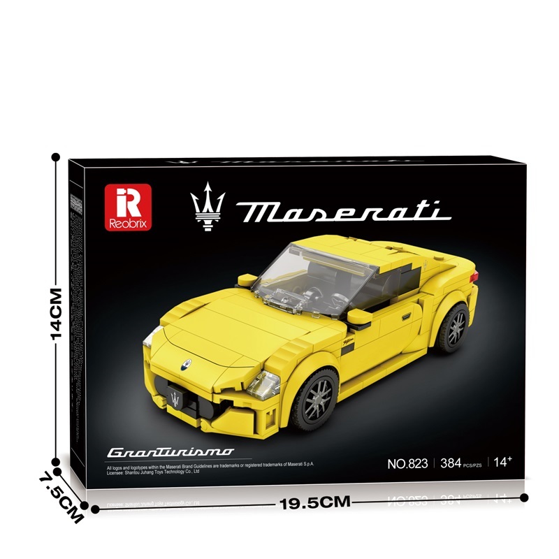 Maserati GranTurismo GT Commemorative Edition Building Blocks 384 Pcs ...