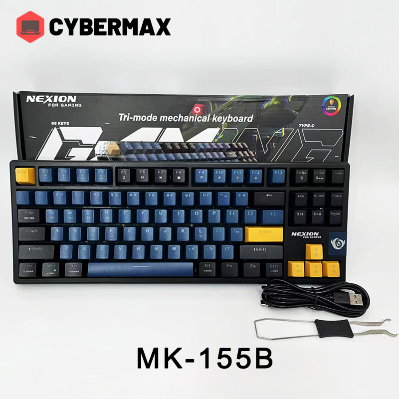 Nexion Mechanical Keyboard Tri-Mode Connection Hot-swap 88 Keys Gaming ...
