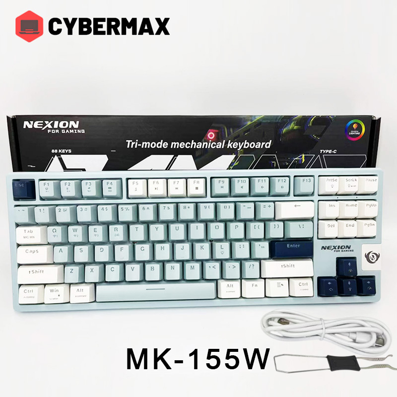 Nexion Mechanical Keyboard Tri-Mode Connection Hot-swap 88 Keys Gaming ...