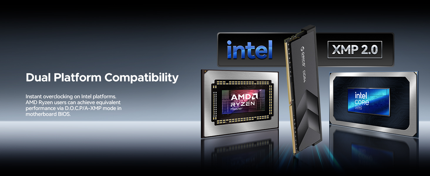 ORICO DDR4 Desktop Computer RAM 8GB 16GB 3200Mhz Memory PC DIMM RAM ...