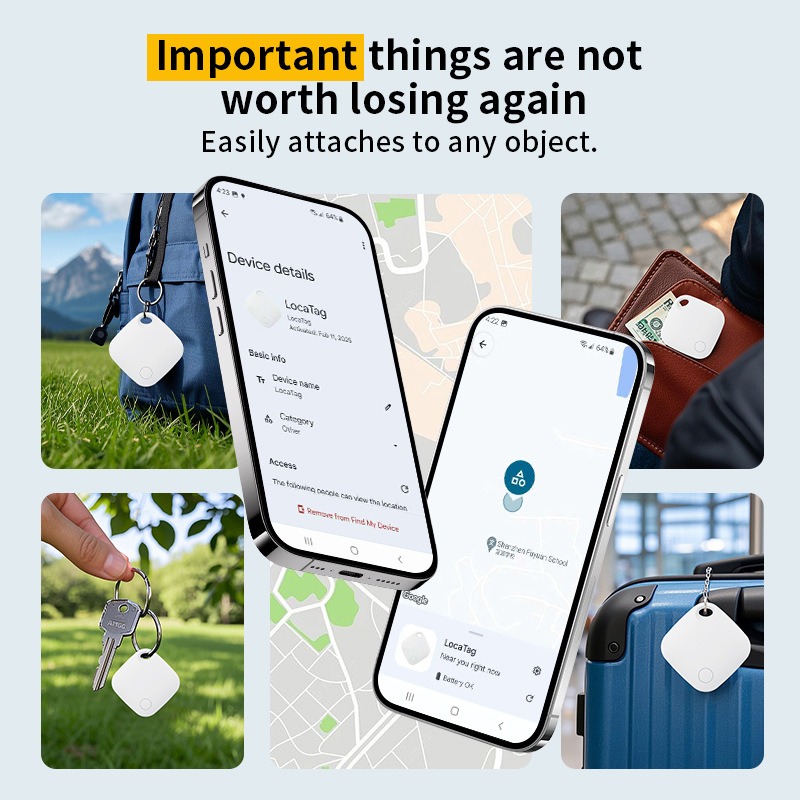 Android Tag Smart Finder GPS Tracker for Motorcycle, Car, Kids & Person ...