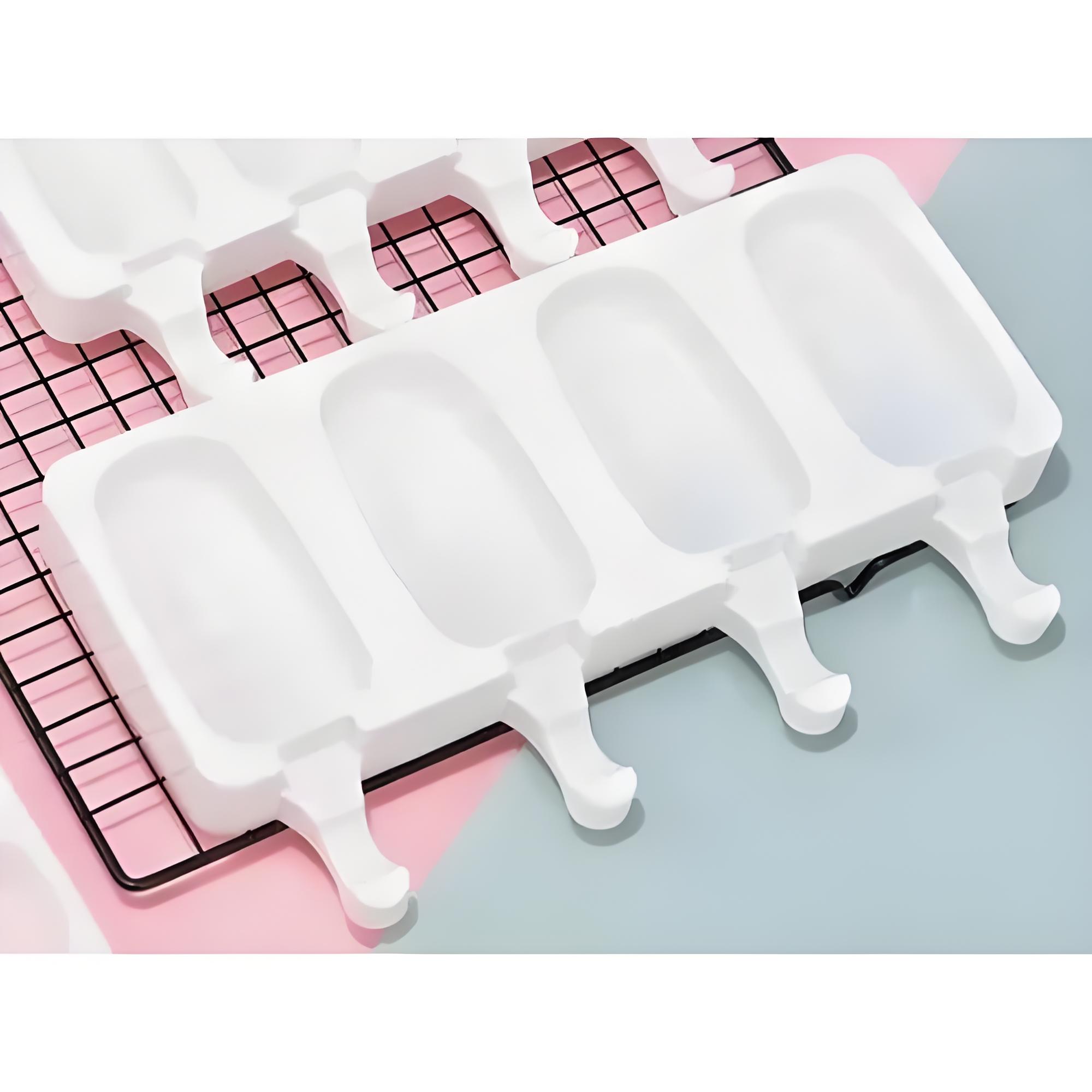 1 Silicone Ice Pop Mold Holds 50, 4 Sections, Uncovered Design | Shopee ...
