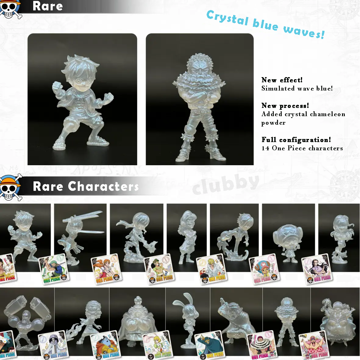 12PCS One Piece Doll Blind Box KAYOU Luffy Sanji Desktop Ornaments ...