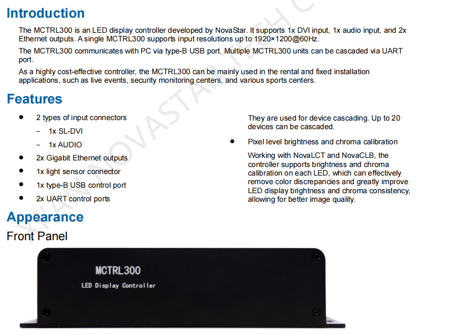 Novastar MCTRL300 MCTRL600 MCTRL700 LED Display Screen Transport Box ...