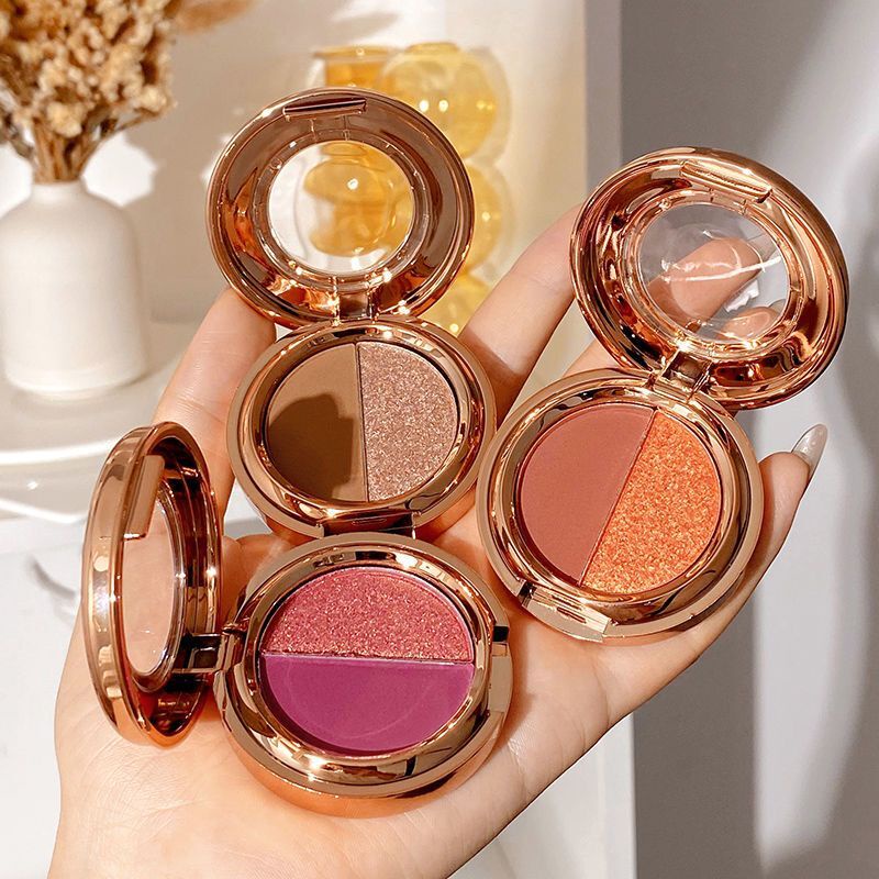 ‌Dual Color Eyeshadow - Blendable, Highly Pigmented, Matte & Shimmer ...