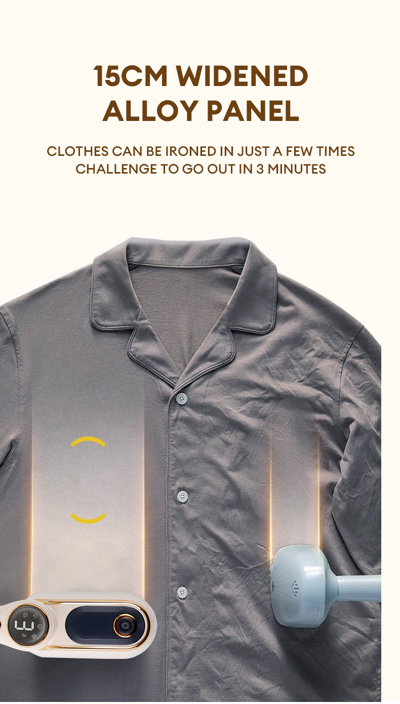 AUMU Portable Steam Iron for Clothes Handheld Foldable Steam Iron Wet ...