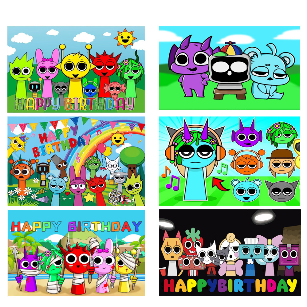 Kira Sprunki Rhythm box Theme decoration Celebrate birthday Party ...