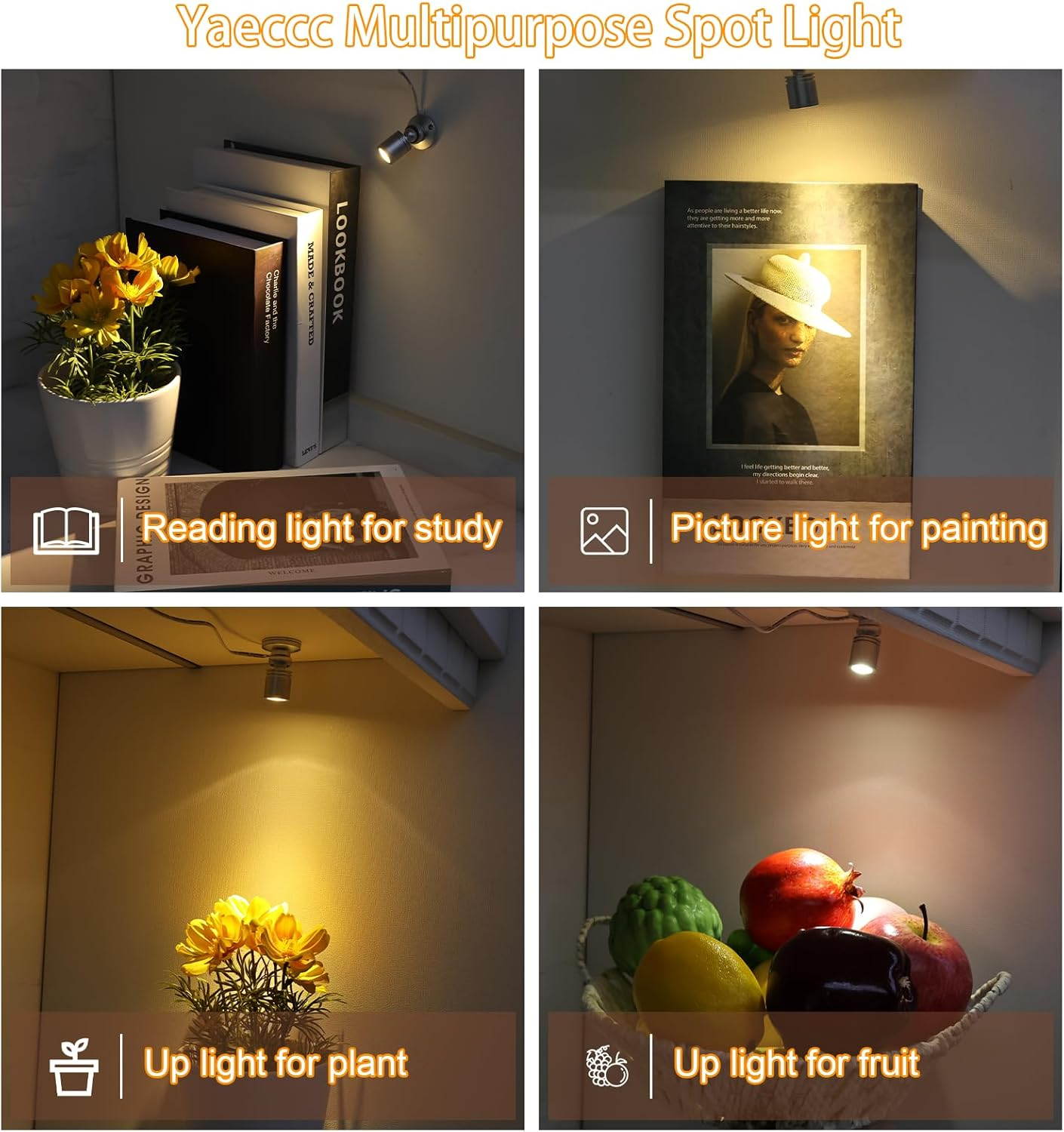 Dimmable LED Cabinet Lights USB 5V Downlight for Model Display Counter ...