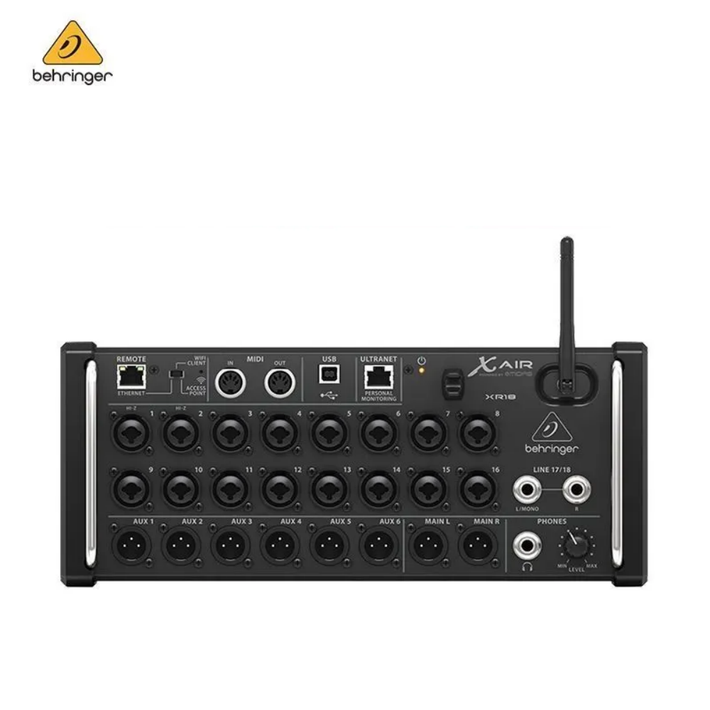 Behringer Air XR18 Rack Mount Professional Digital Mixer Built-in Wifi ...
