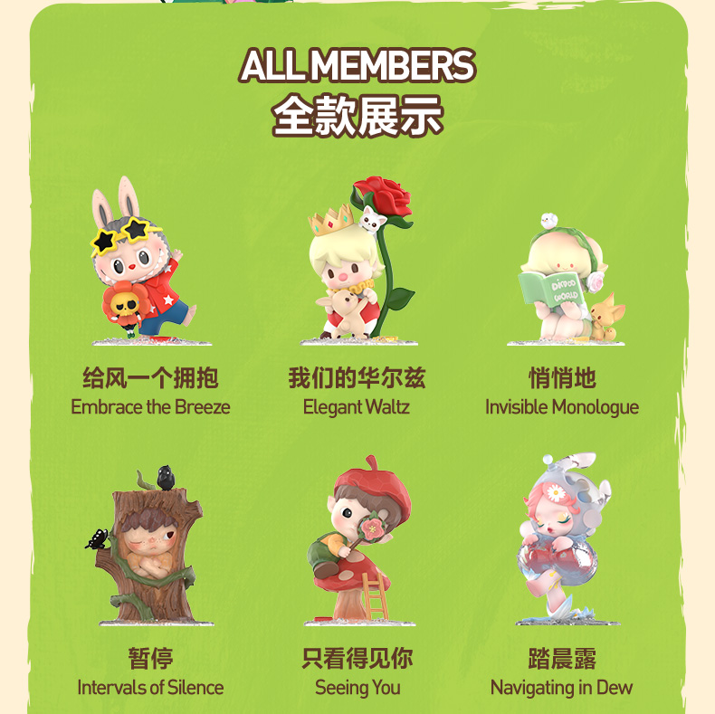 Hand in Hand Series Blind Box CRYBABY SKULLPANDA HIRONO MOLLY DIMOO ...