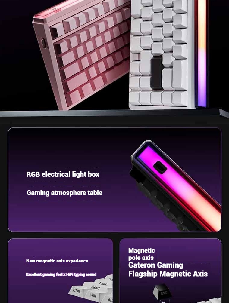 EWEADN Deep68/80 high-performance RT0.01 full key hot swappable 8K esports magnetic axis ...