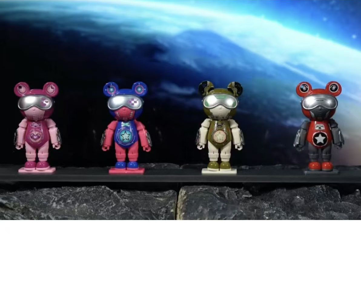 Bearbrick Alloy Model doll Transformable Robot - Trendy Kids Toy Action ...