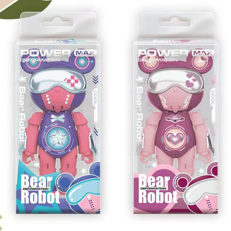 Bearbrick Alloy Model doll Transformable Robot - Trendy Kids Toy Action ...