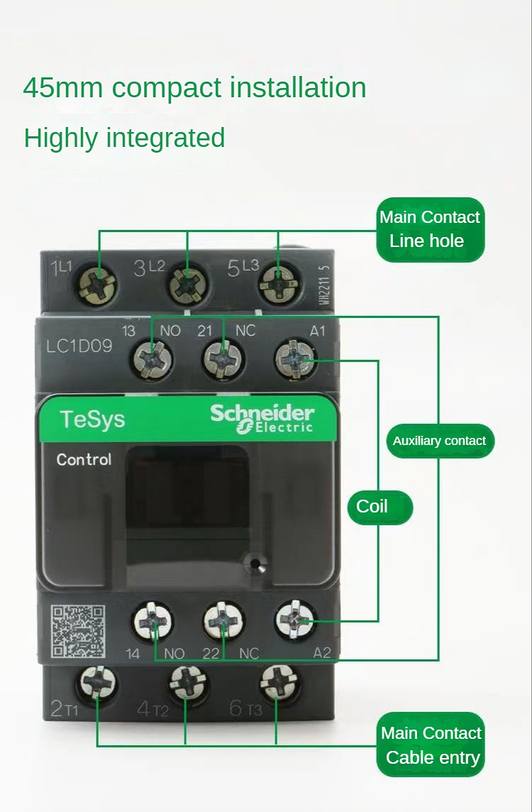 Schneider Telemecanique TesSys D AC contactor LC1D115 LC1D150 LC1D170 ...