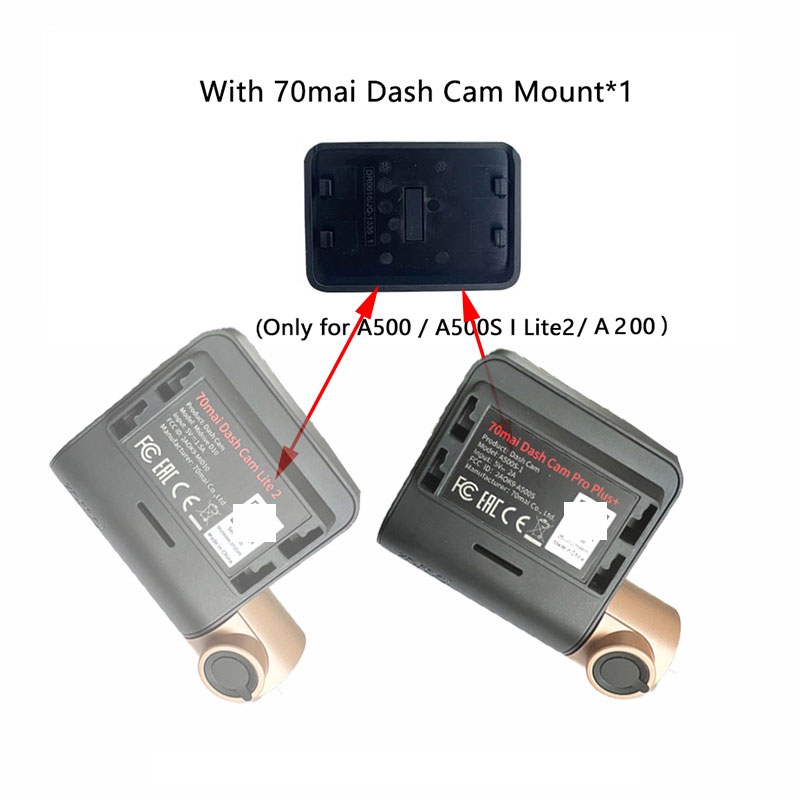 For 70mai D02 Pro A500S A200 A800 A810 Dash Cam Mount For 70mai Dash ...