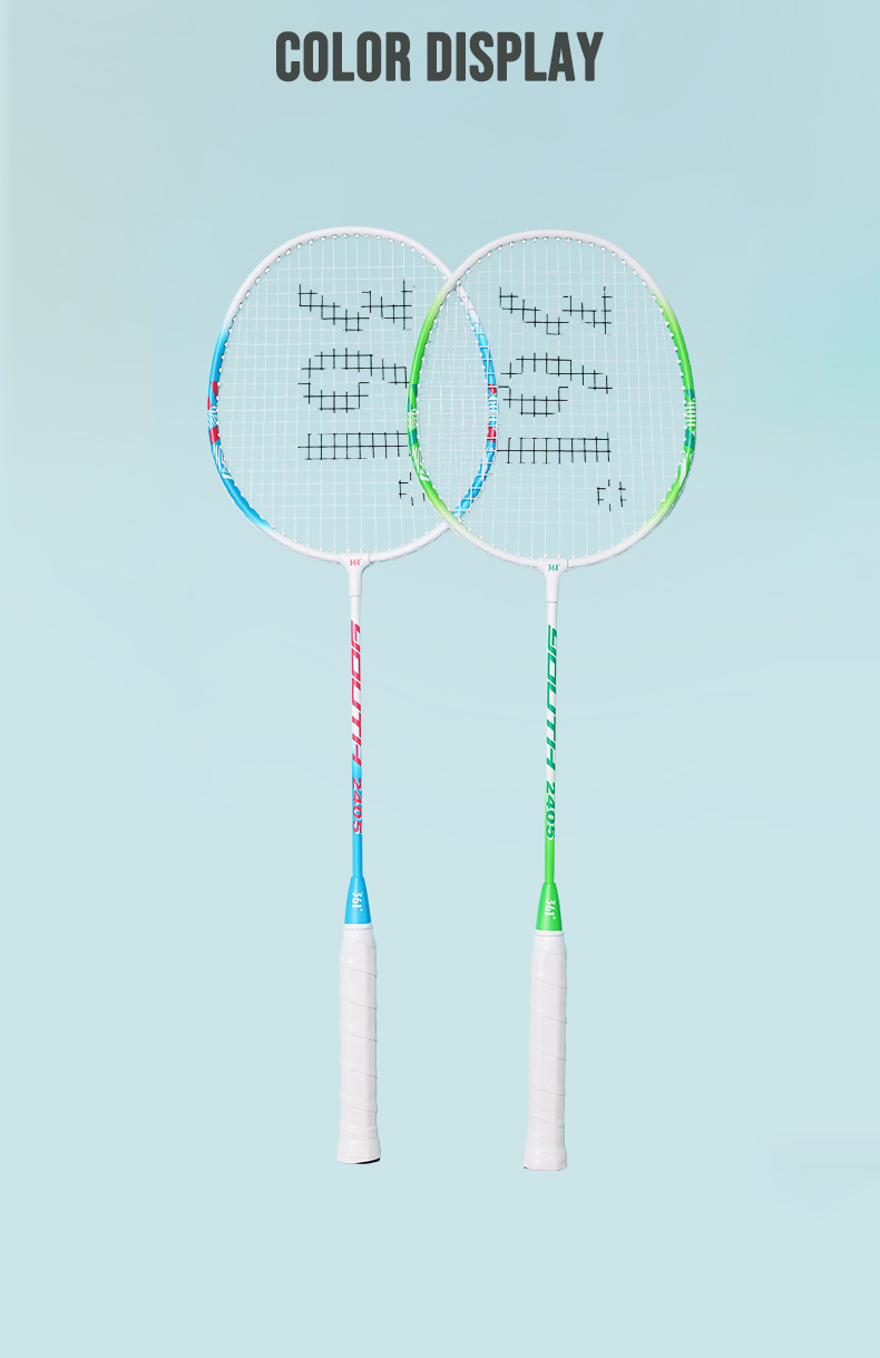 361 Degrees Spirit Wing Series 2405 Iron Alloy Badminton Racket ...