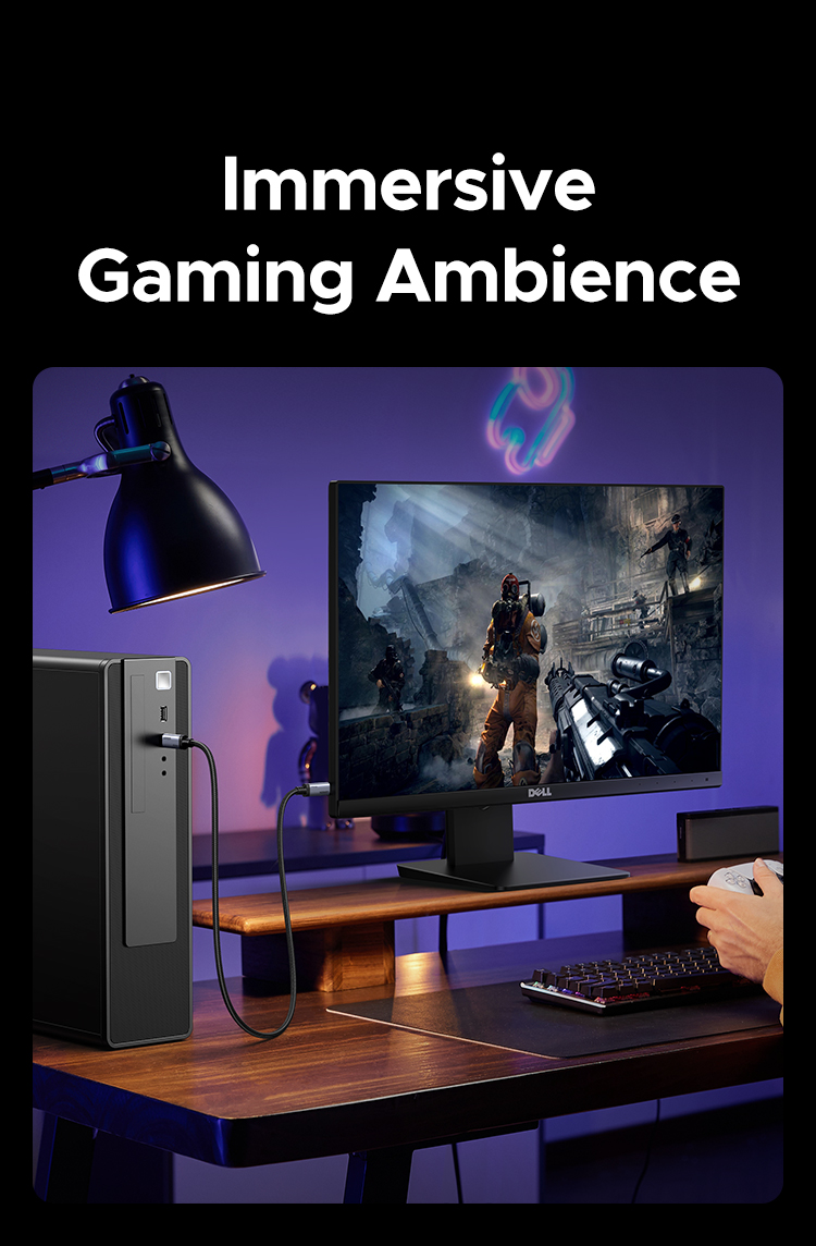 UGREEN Gen4 USB C to USB C PD 240W Fast Charging Cable 80 Gbps Max 5A Curent 16K@60Hz Max Nylon ...