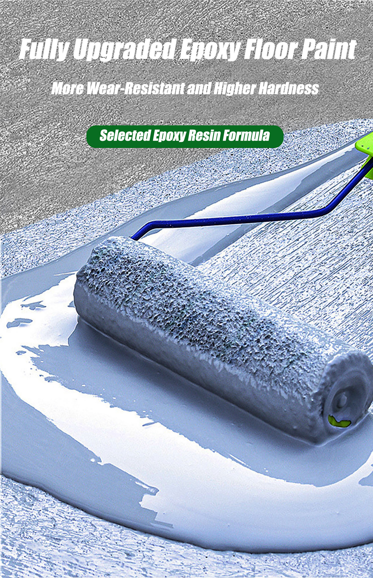 3 IN 1 Epoxy Floor Paint Rubberized Water-Based Epoxy Resin Floor Paint ...