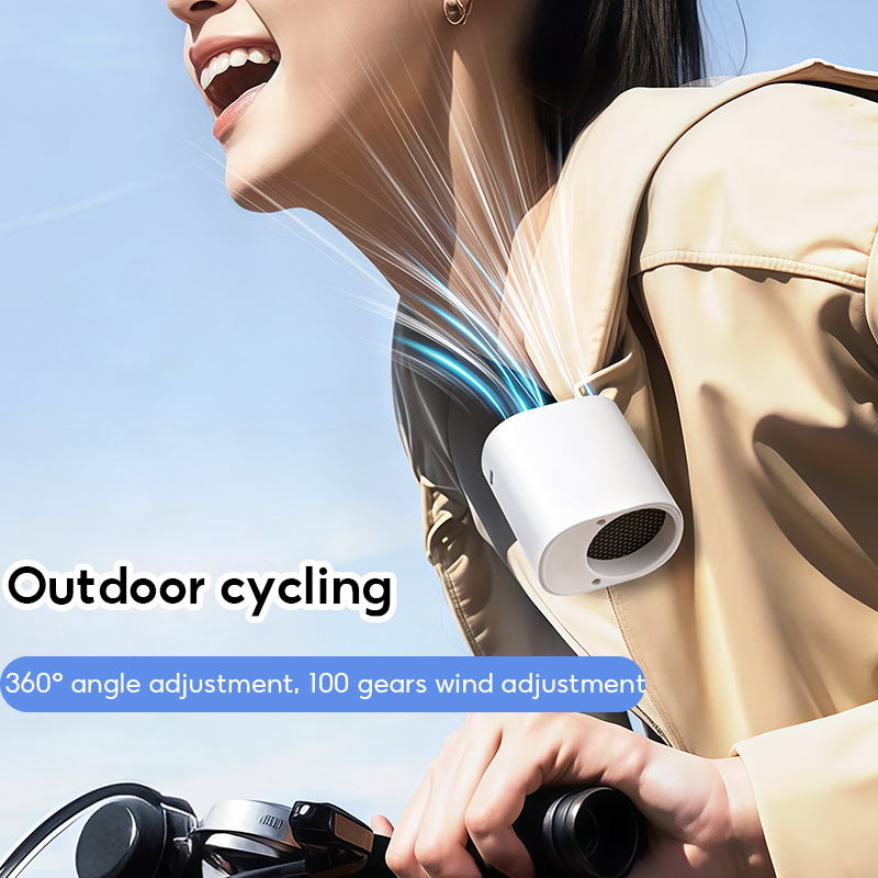 OATSBASF Rechargeable Car Sun Visor Clip-on Fan Car Handlebar Fan Co ...