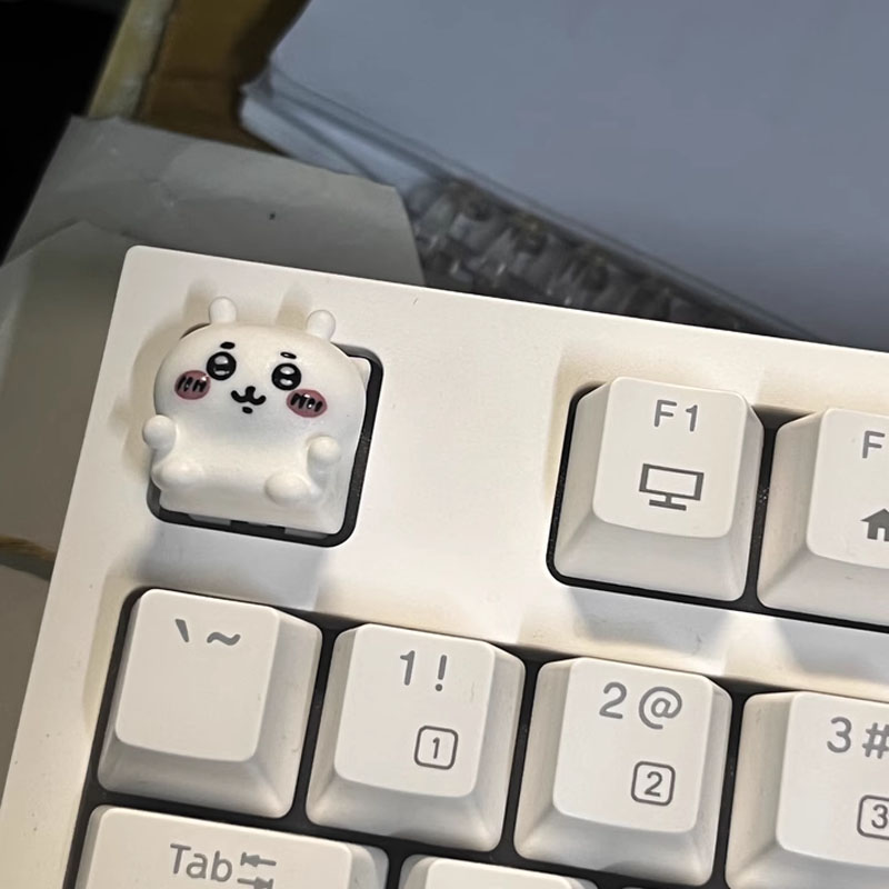Chiikawa Hachiware Usagi Keycap Cherry R4 Profile PBT Five-side Dye ...
